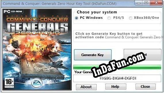 Command & Conquer: Generals Zero Hour CD Key generator » Free Download ...