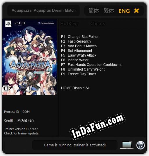 Aquapazza: Aquaplus Dream Match: Cheats, Trainer +9 [MrAntiFan] » Free Download PC Games ...