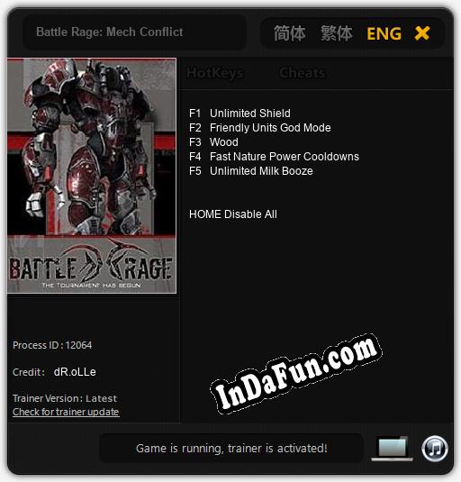 Battle Rage: Mech Conflict: Trainer +5 [v1.2] » Free Download PC Games ...