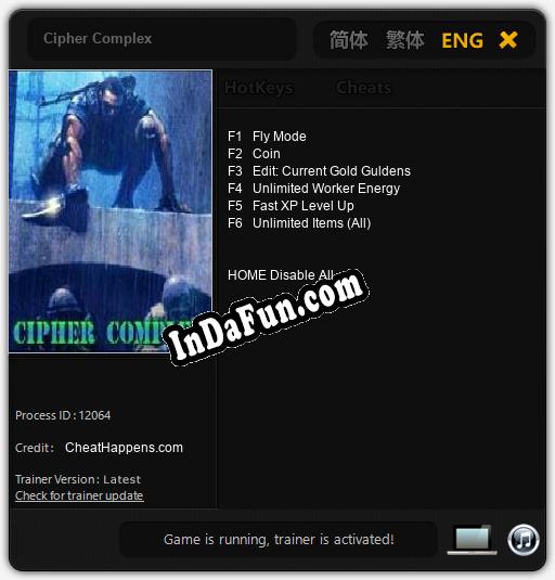 Cipher Complex: Cheats, Trainer +6 [CheatHappens.com] » Free Download PC Games - Direct Links ...