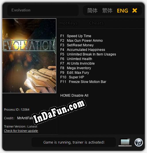 Evolvation: Trainer +11 [v1.6] » Free Download PC Games - Direct Links ...