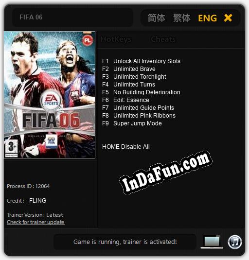 FIFA 06: Trainer +9 [v1.6] » Free Download PC Games - Direct Links ...