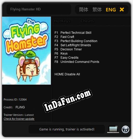 Trainer for Flying Hamster HD [v1.0.2] » Free Download PC Games - Direct Links - Torrent