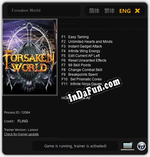 Forsaken World: Cheats, Trainer +11 [FLiNG] » Free Download PC Games ...