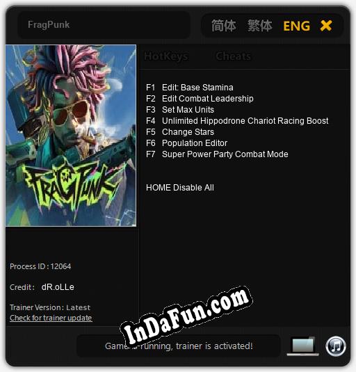 FragPunk: Cheats, Trainer +7 [dR.oLLe] » Free Download PC Games ...