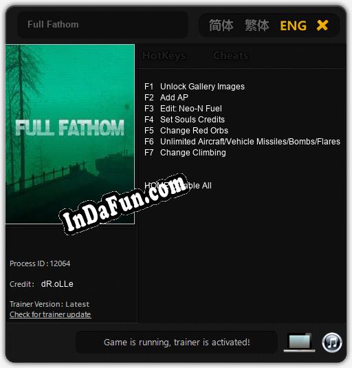 Full Fathom: Cheats, Trainer +7 [dR.oLLe] » Free Download PC Games ...