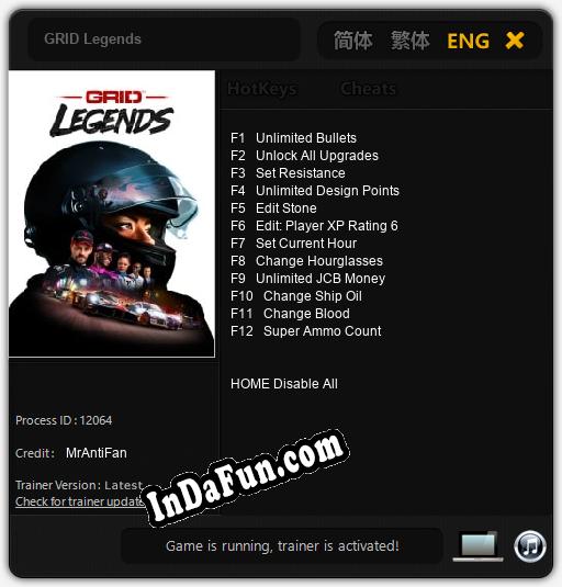GRID Legends: TRAINER AND CHEATS (V1.0.47) » Free Download PC Games ...