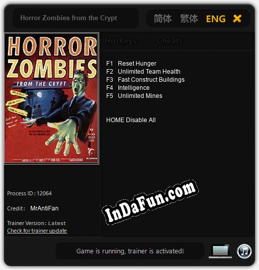Horror Zombies from the Crypt: Trainer +5 [v1.2] » Free Download PC ...
