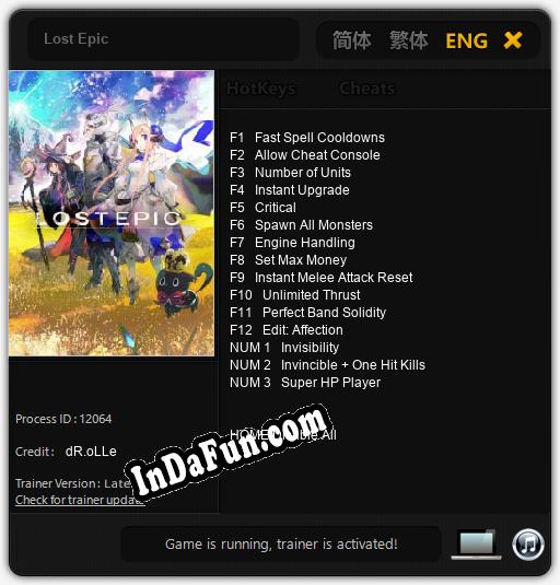 Trainer for Lost Epic [v1.0.6] » Free Download PC Games - Direct Links ...