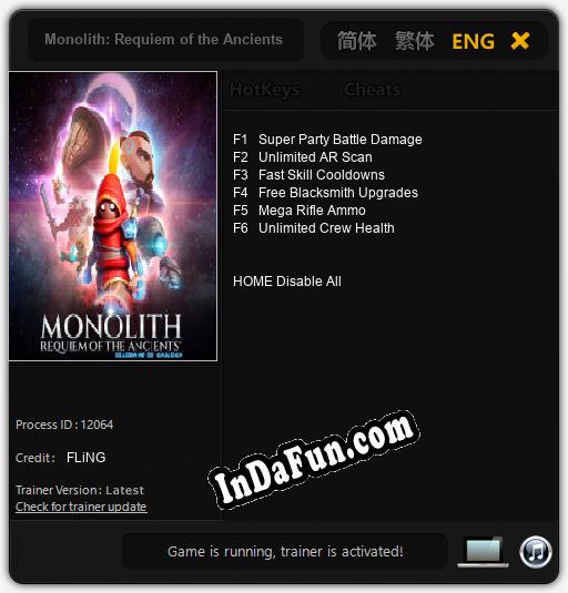 Monolith: Requiem of the Ancients: Cheats, Trainer +6 [FLiNG] » Free ...