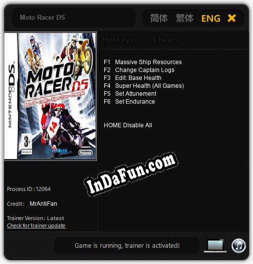Moto Racer DS: Cheats, Trainer +6 [MrAntiFan] » Free Download PC Games ...