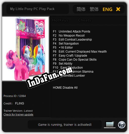 Trainer for My Little Pony PC Play Pack [v1.0.9] » Free Download PC ...