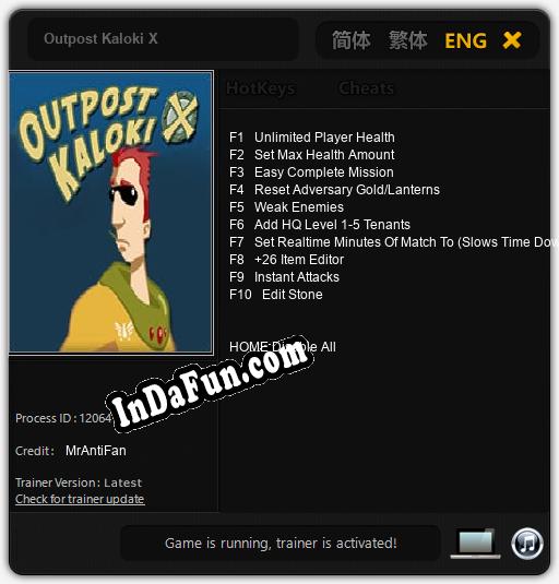 Outpost Kaloki X: Trainer +10 [v1.8] » Free Download PC Games - Direct ...