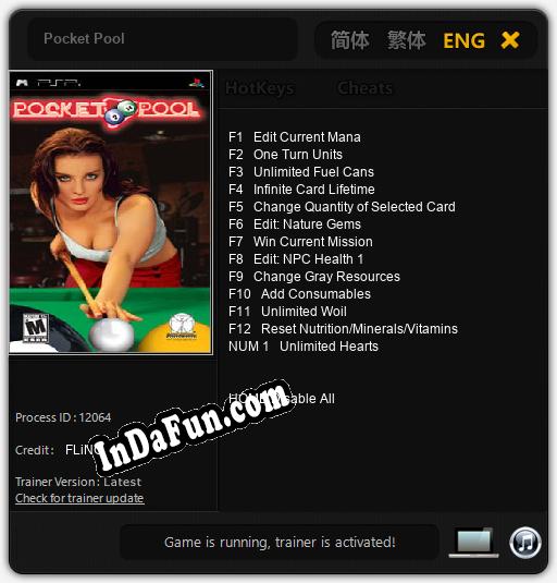 Pocket Pool: Trainer +13 [v1.5] » Free Download PC Games - Direct Links ...