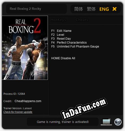 Trainer for Real Boxing 2 Rocky [v1.0.6] » Free Download PC Games - Direct Links - Torrent
