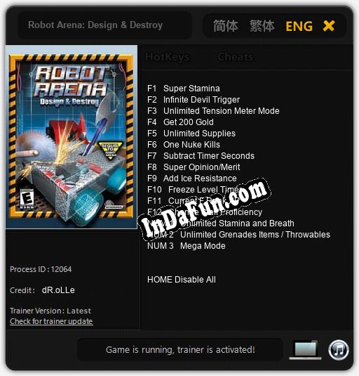 Robot Arena: Design & Destroy: Trainer +15 [v1.3] » Free Download PC ...