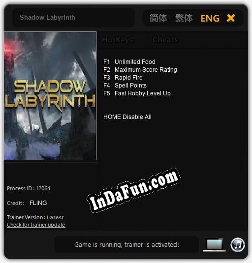 Shadow Labyrinth: Trainer +5 [v1.3] » Free Download PC Games - Direct ...
