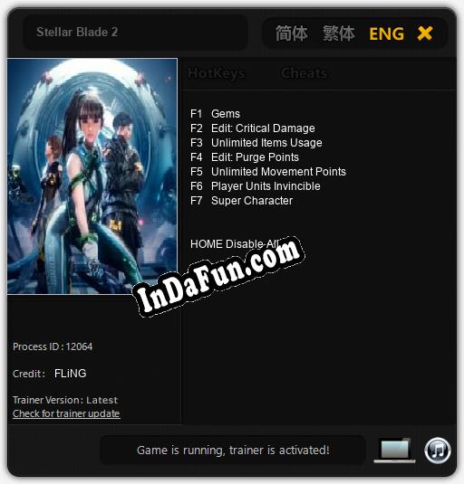 Stellar Blade 2: TRAINER AND CHEATS (V1.0.16) » Free Download PC Games ...