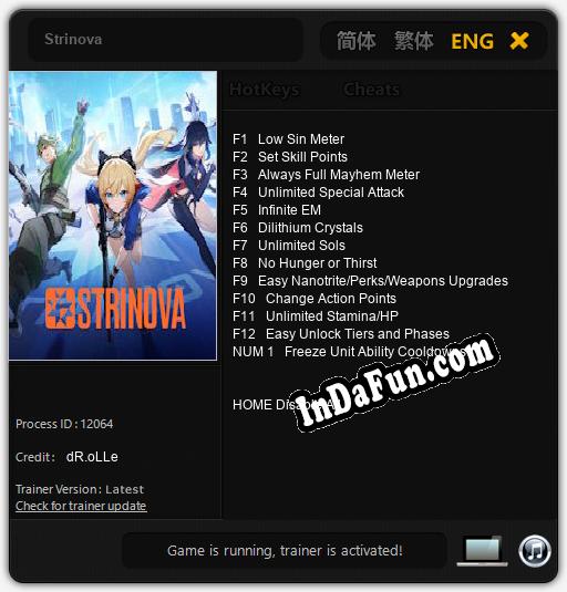 Trainer for Strinova [v1.0.9] » Free Download PC Games - Direct Links ...