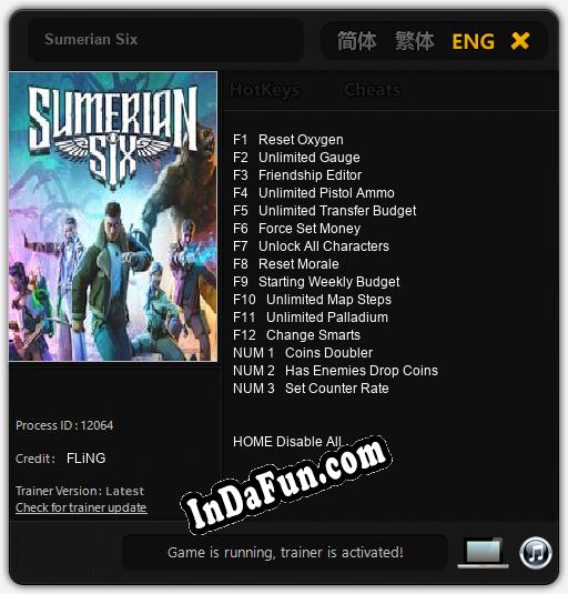Trainer for Sumerian Six [v1.0.8] » Free Download PC Games - Direct ...