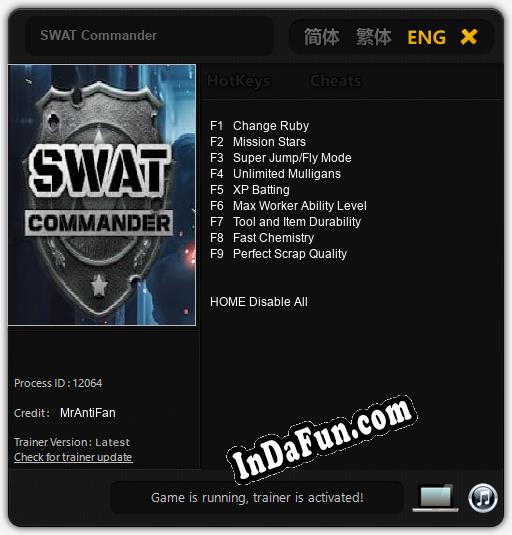 SWAT Commander: Cheats, Trainer +9 [MrAntiFan] » Free Download PC Games ...