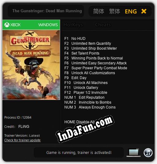 The Gunstringer: Dead Man Running: TRAINER AND CHEATS (V1.0.47) » Free ...