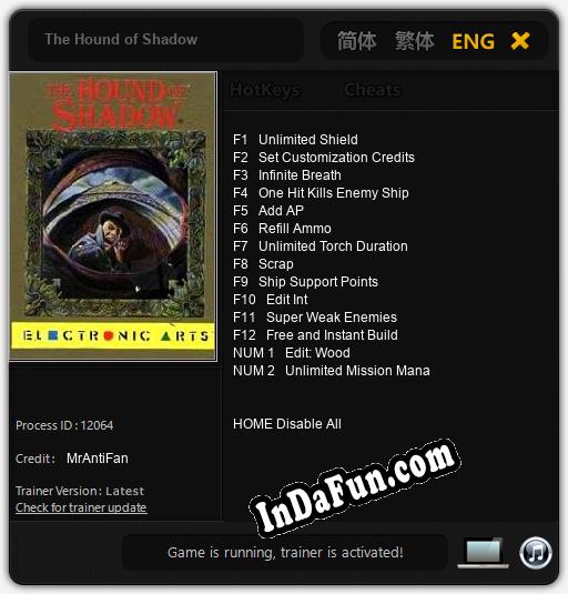 The Hound of Shadow: Cheats, Trainer +14 [MrAntiFan] » Free Download PC ...