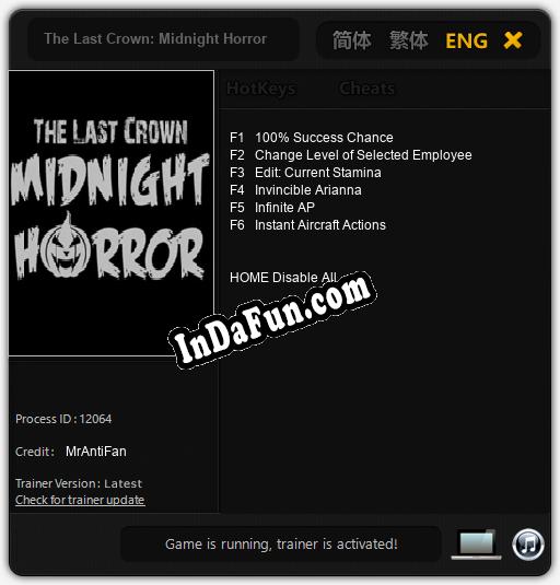 The Last Crown: Midnight Horror: TRAINER AND CHEATS (V1.0.74) » Free ...
