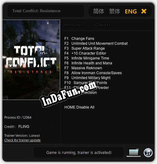 Total Conflict: Resistance: Trainer +12 [v1.8] » Free Download PC Games ...