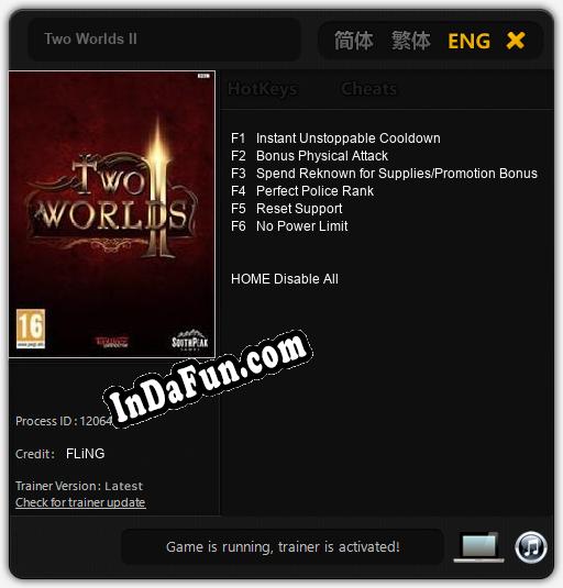 Two Worlds II: Cheats, Trainer +6 [FLiNG] » Free Download PC Games ...