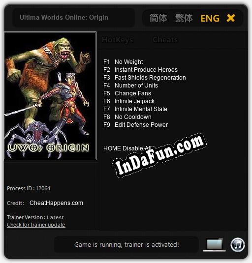 Ultima Worlds Online: Origin: Trainer +9 [v1.9] » Free Download PC ...