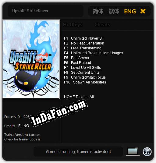 Upshift StrikeRacer: TRAINER AND CHEATS (V1.0.86) » Free Download PC ...