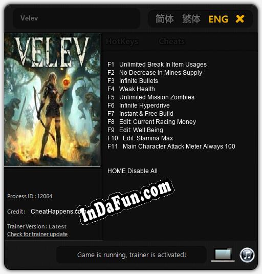 Trainer for Velev [v1.0.7] » Free Download PC Games - Direct Links ...