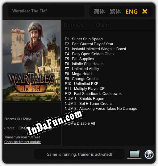 Wartales: The Fief: TRAINER AND CHEATS (V1.0.84) » Free Download PC ...