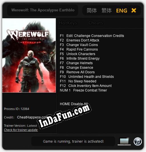 Trainer for Werewolf: The Apocalypse Earthblood [v1.0.4] » Free ...