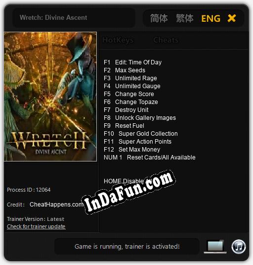 Trainer for Wretch: Divine Ascent [v1.0.9] » Free Download PC Games ...