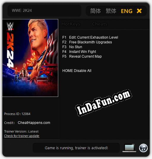 Trainer for WWE 2K24 [v1.0.1] » Free Download PC Games - Direct Links ...