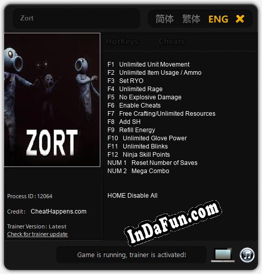 Zort: Trainer +14 [v1.9] » Free Download PC Games - Direct Links - Torrent